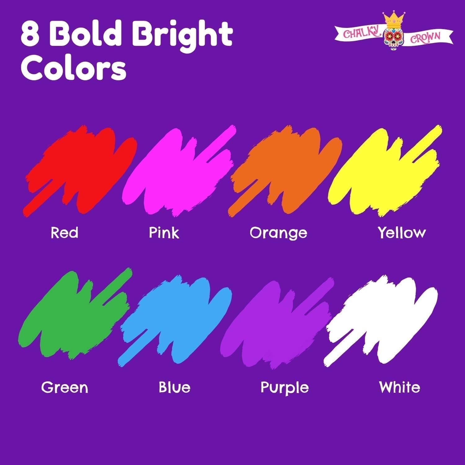 Bold Chalk Markers -8 Colors – WYRD