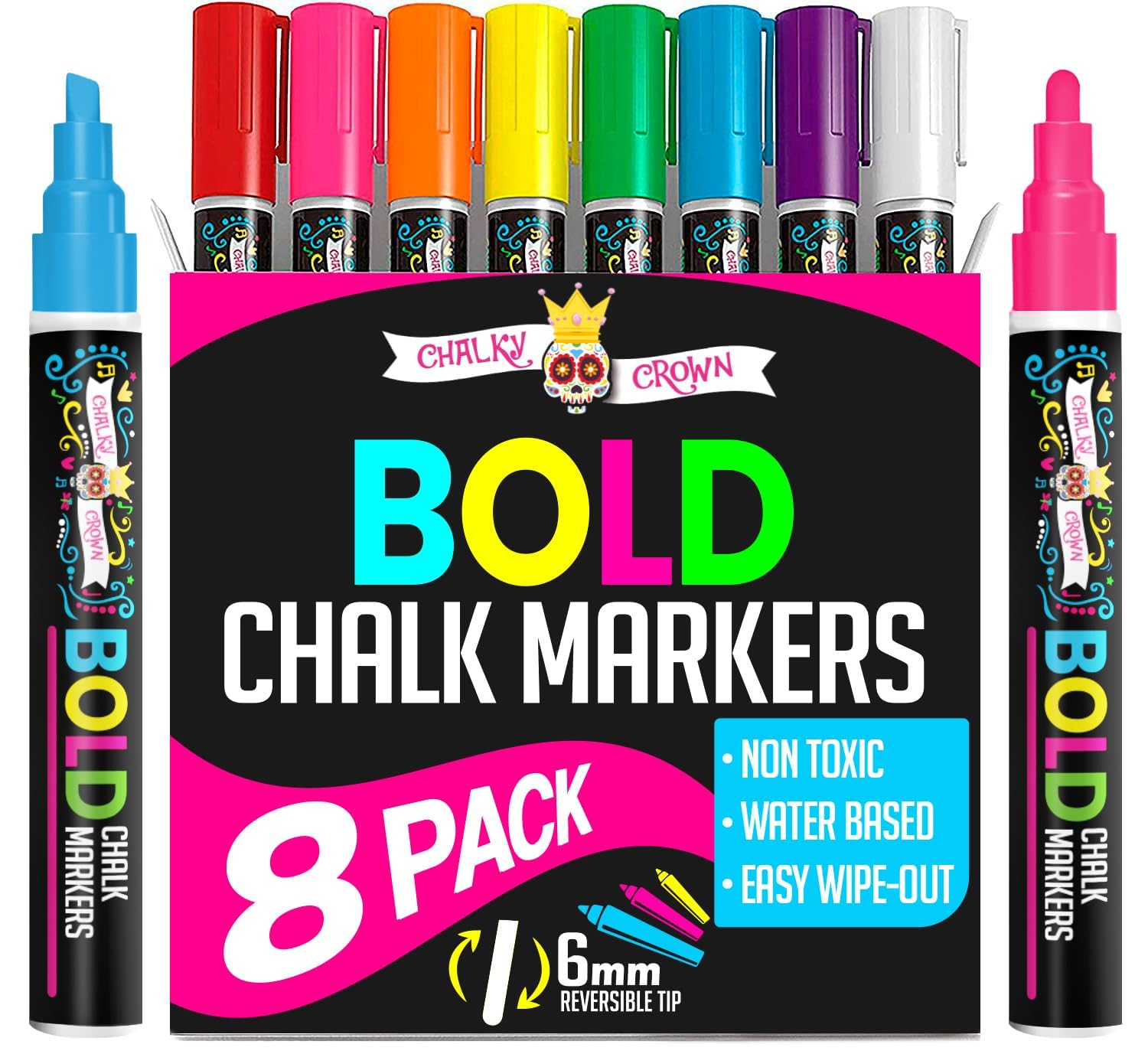Bold Chalk Markers -8 Colors – WYRD